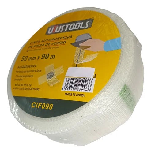 CINTA MALLA DRYWALL 50 MM. X 90 MT. " UYUSTOOLS " – FERROVOZ IMPORT